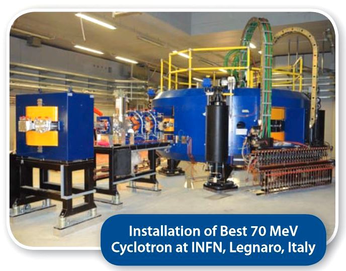 Inbetriebnahme des 70 MeV-Cyclotrons in Italien | Leipert Maschinenbau ...